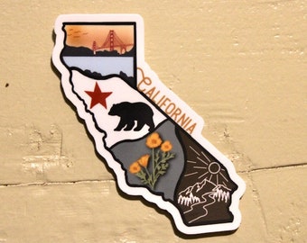California Hov Sticker | Etsy