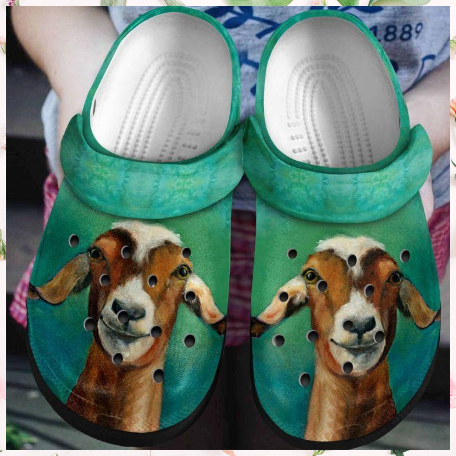 Goat Crocs Clog Comfortable For Mens And Womens Classic Clog | Etsy