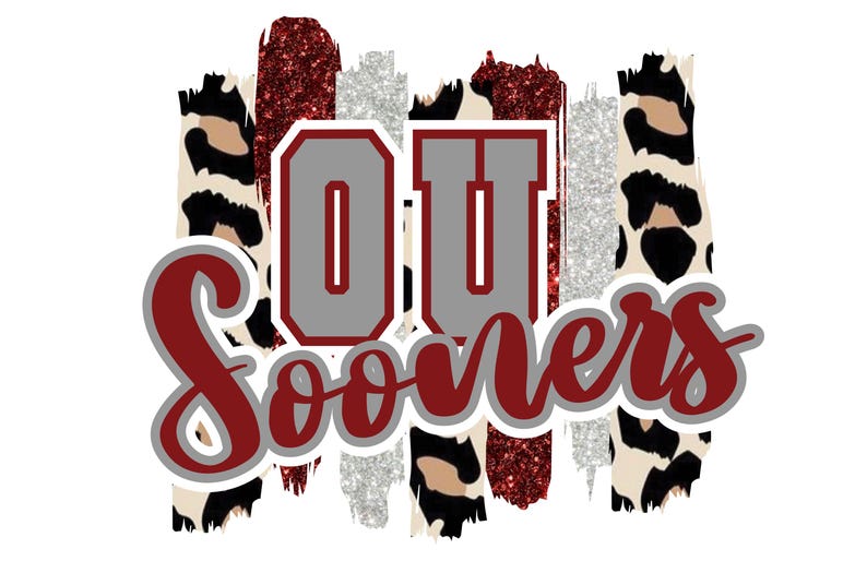 OU Sooners Cheetah - Etsy