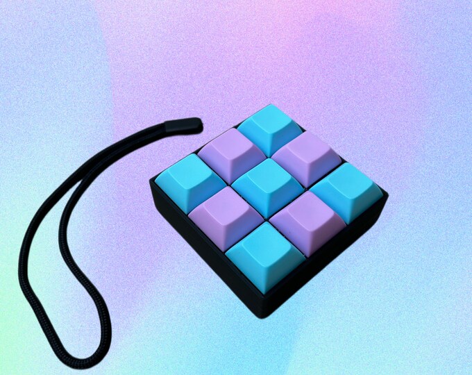 4 Button Desktop Mechanical Keyboard Fidget Toy - 4 Key Sensory ADHD ...