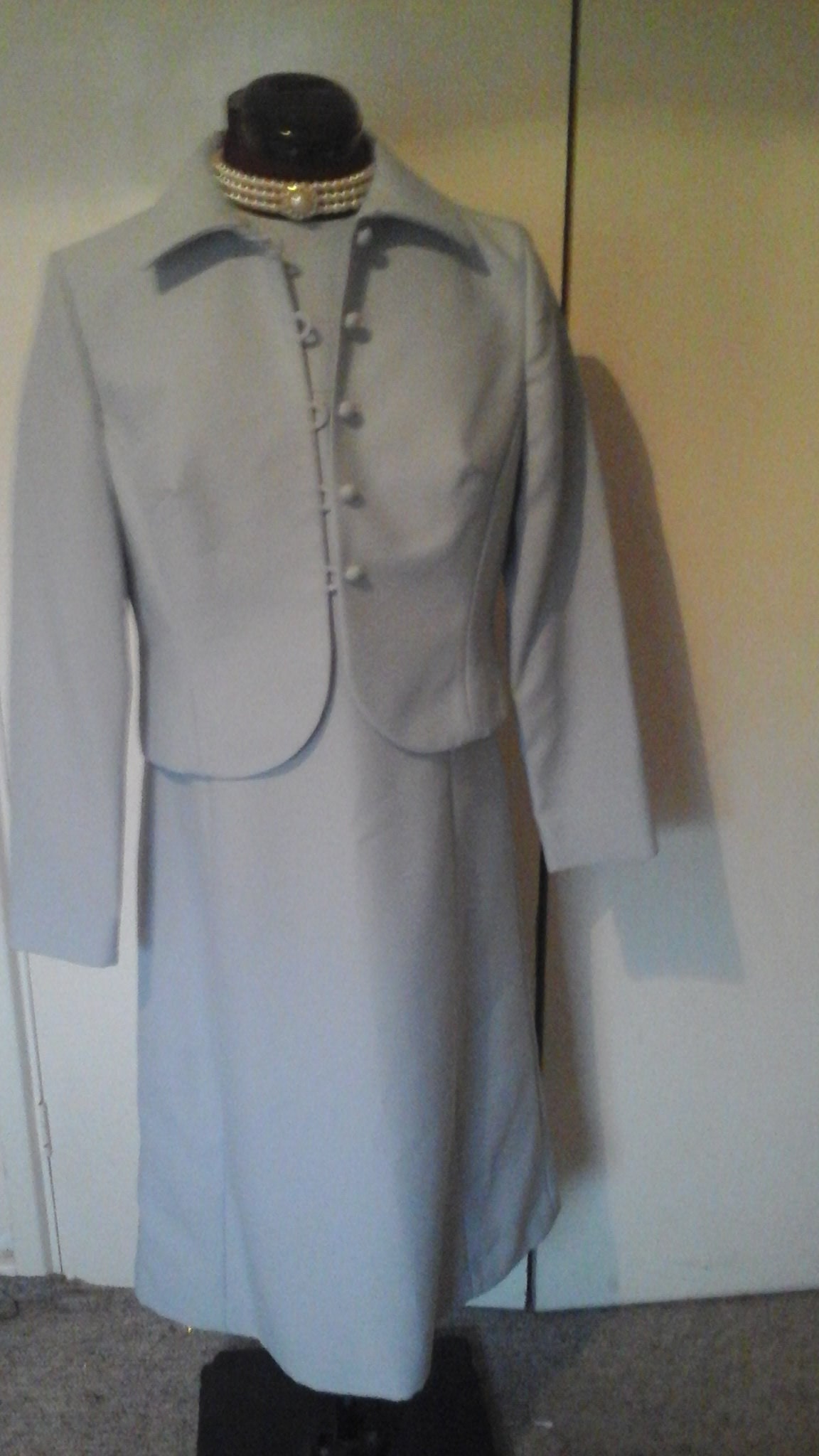 Peggy French Couture Dress and Jacket People Powder Blue 60's Chic - Etsy