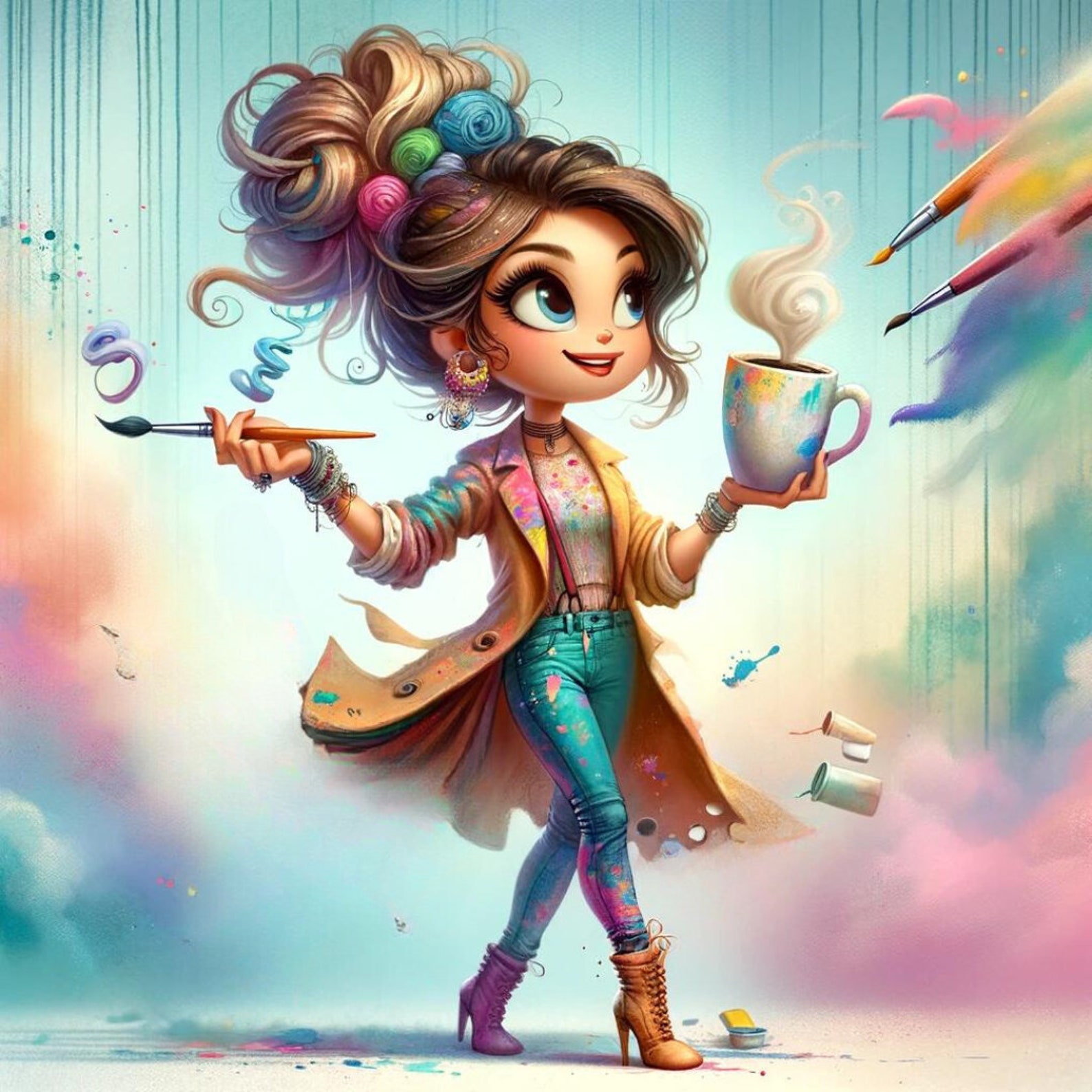 Crafting Instant Digital Download Printable Wall Art Image Clipart PNG ...