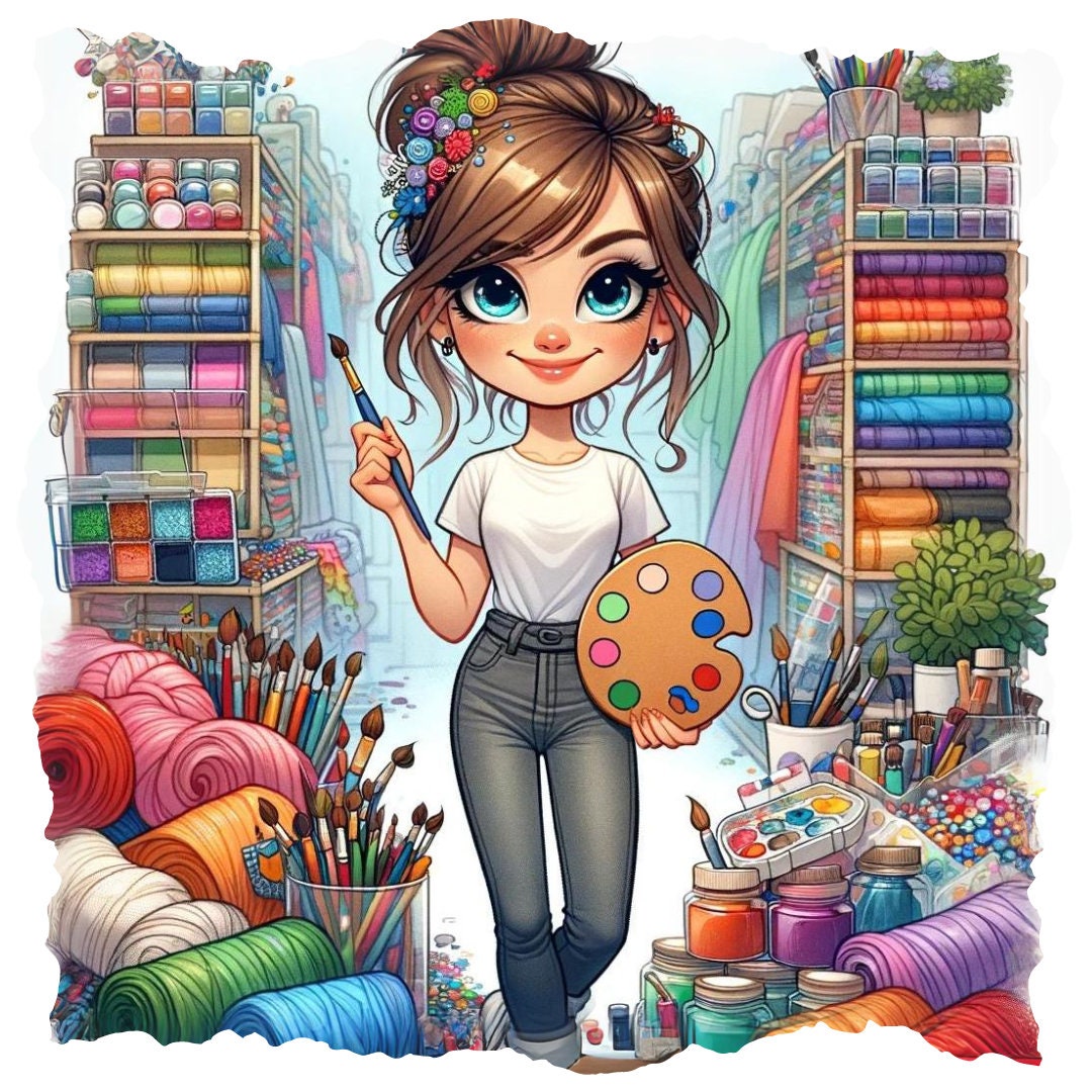 Crafting Instant Digital Download Printable Wall Art Image Clipart PNG ...