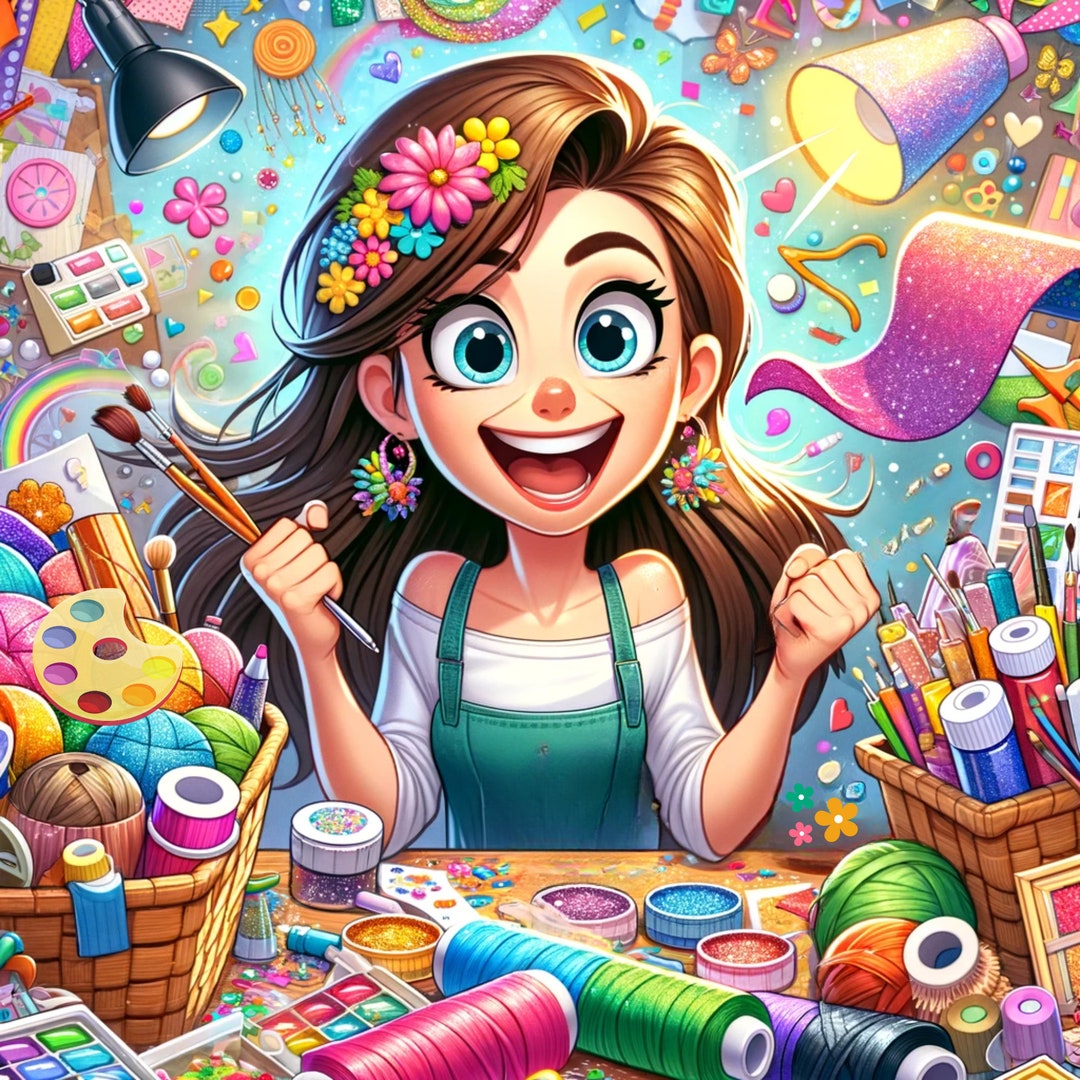 Crafting Instant Digital Download Printable Wall Art Image Clipart PNG ...