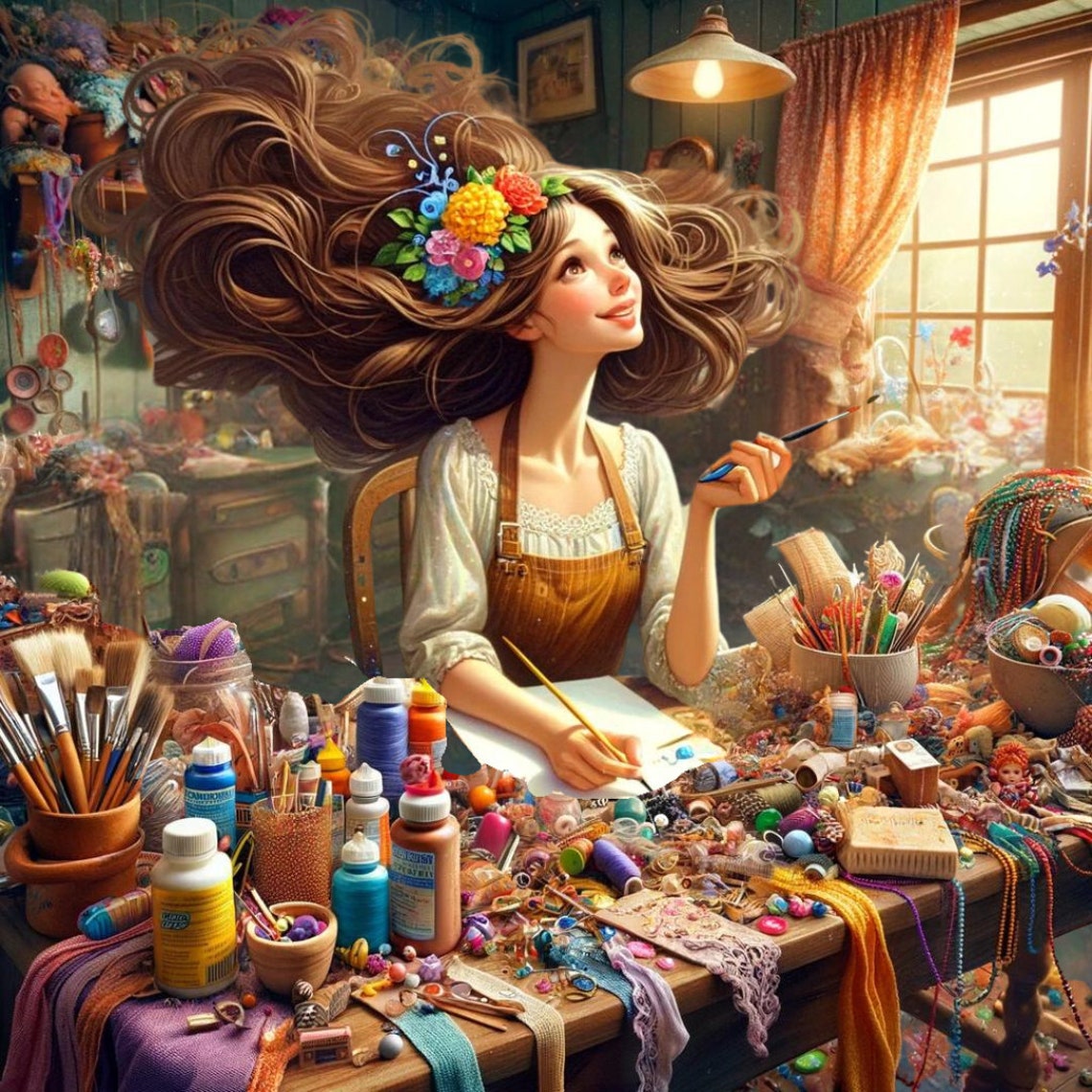 Crafting Instant Digital Download Printable Wall Art Image Clipart PNG ...