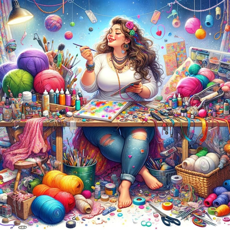 Crafting Instant Digital Download Printable Wall Art Image Clipart PNG ...