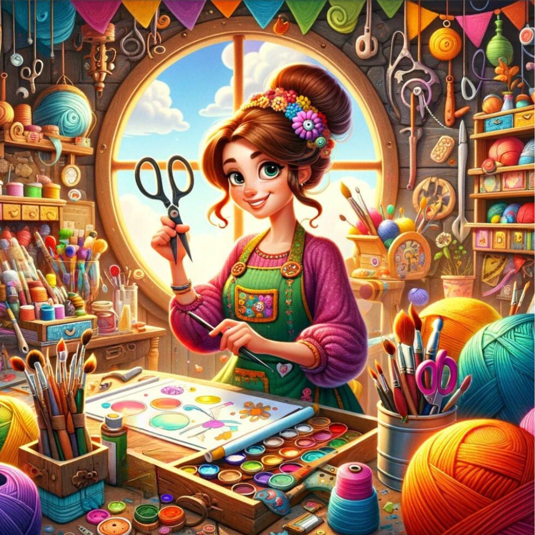 Crafting Instant Digital Download Printable Wall Art Image Clipart PNG ...