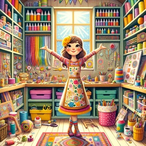 Crafting Instant Digital Download Printable Wall Art Image Clipart PNG ...