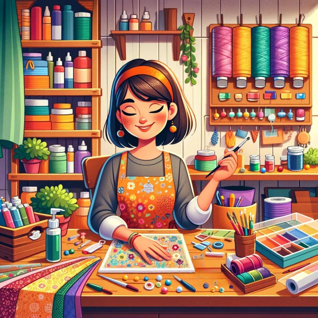 Crafting Instant Digital Download Printable Wall Art Image Clipart PNG ...