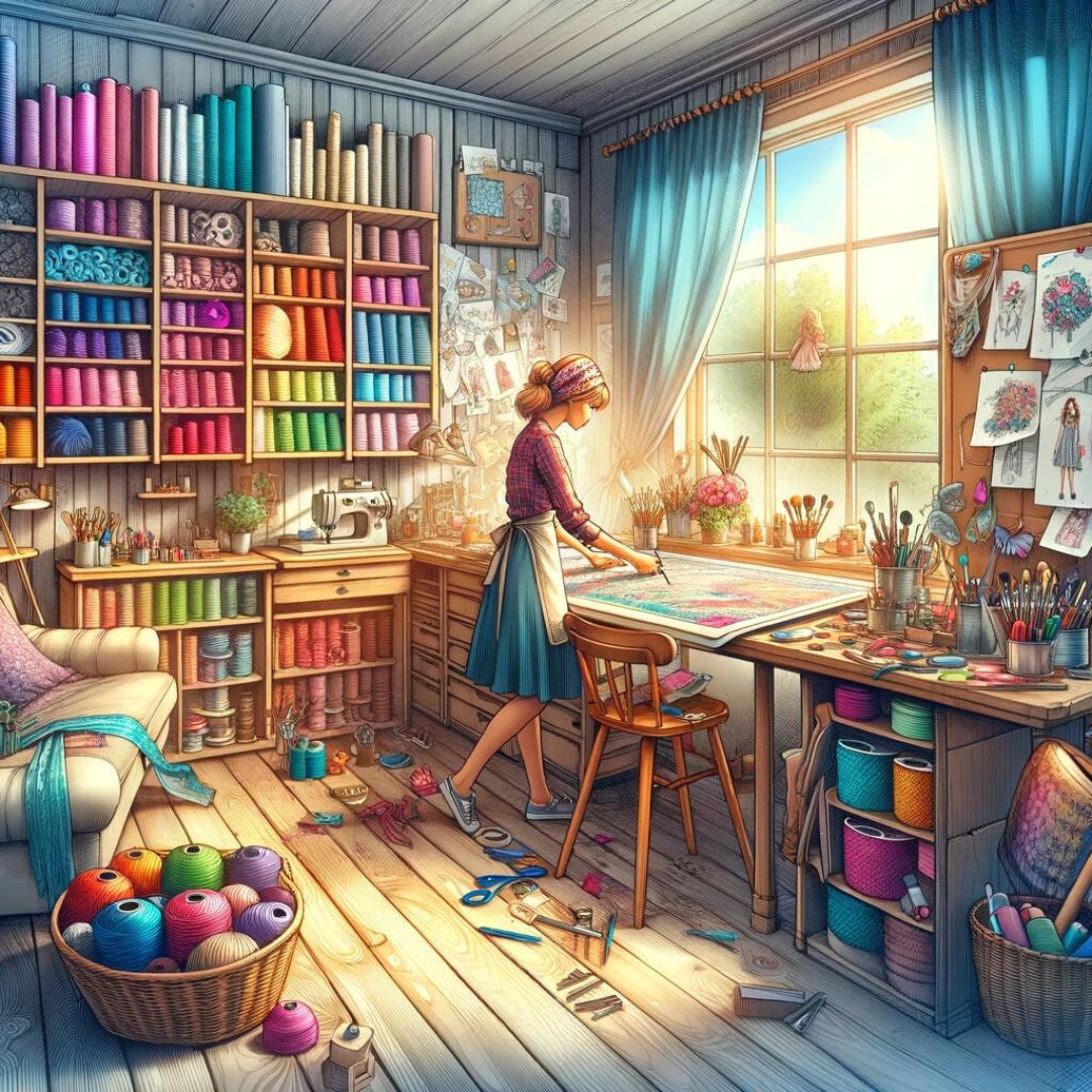 Crafting Instant Digital Download Printable Wall Art Image Clipart PNG ...