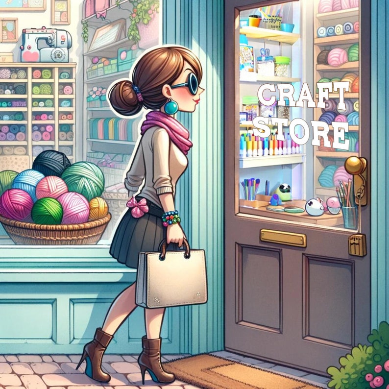 Crafting Instant Digital Download Printable Wall Art Image Clipart PNG ...