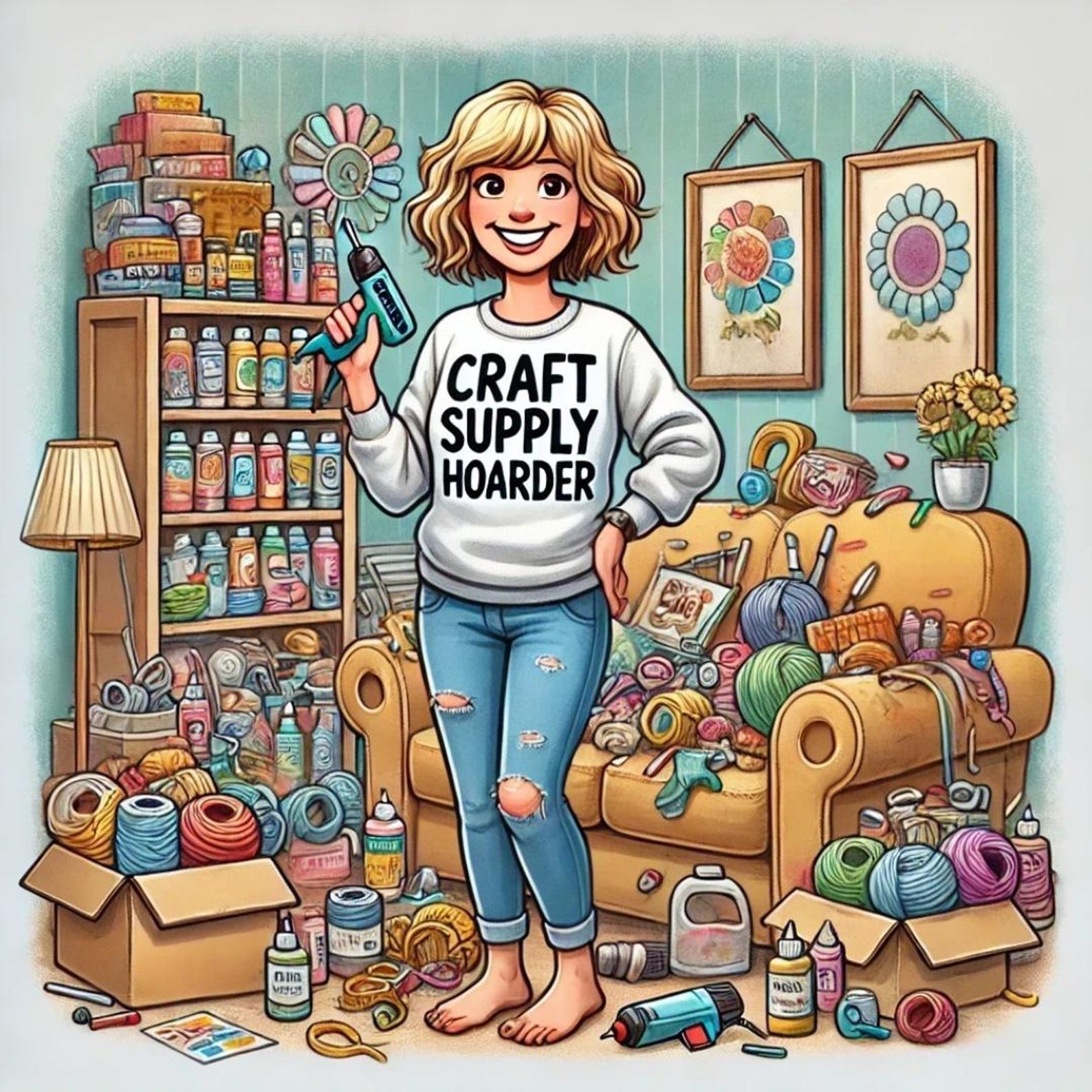 Crafting Instant Digital Download Printable Wall Art Image Clipart PNG ...