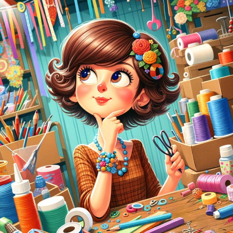 Crafting Instant Digital Download Printable Wall Art Image Clipart PNG ...