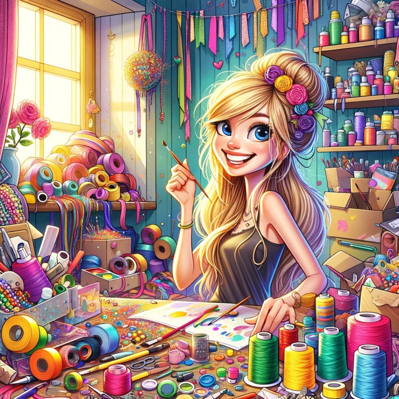 Crafting Instant Digital Download Printable Wall Art Image Clipart PNG ...