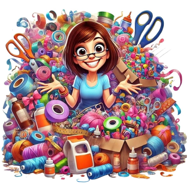 Crafting Instant Digital Download Printable Wall Art Image Clipart PNG ...