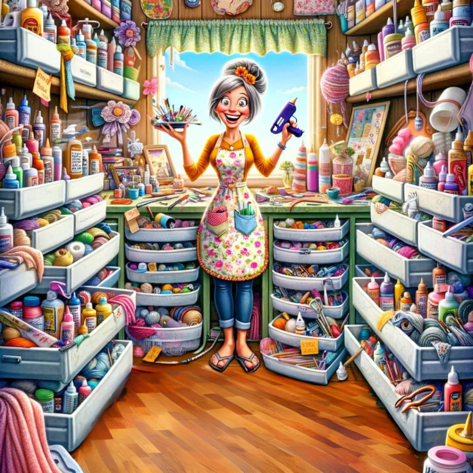 Crafting Instant Digital Download Printable Wall Art Image Clipart PNG ...