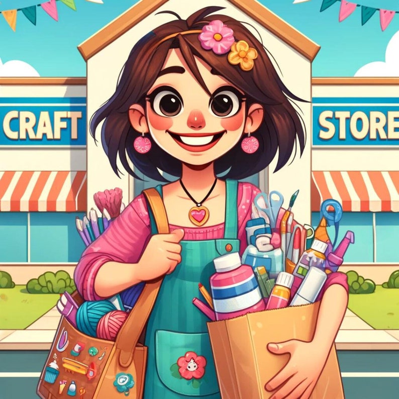 Crafting Instant Digital Download Printable Wall Art Image Clipart PNG ...