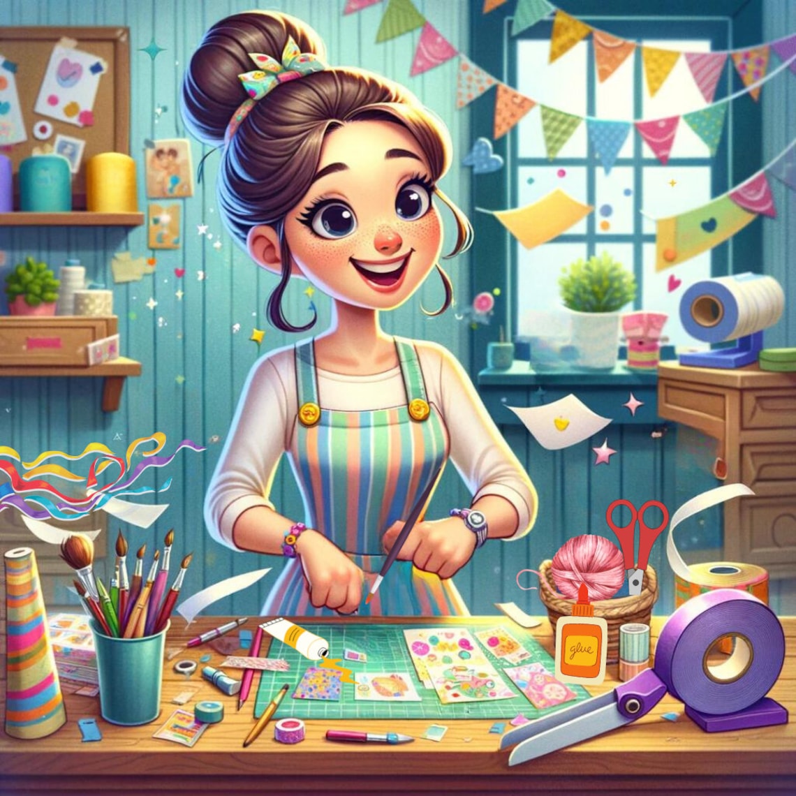 Crafting Instant Digital Download Printable Wall Art Image Clipart PNG ...