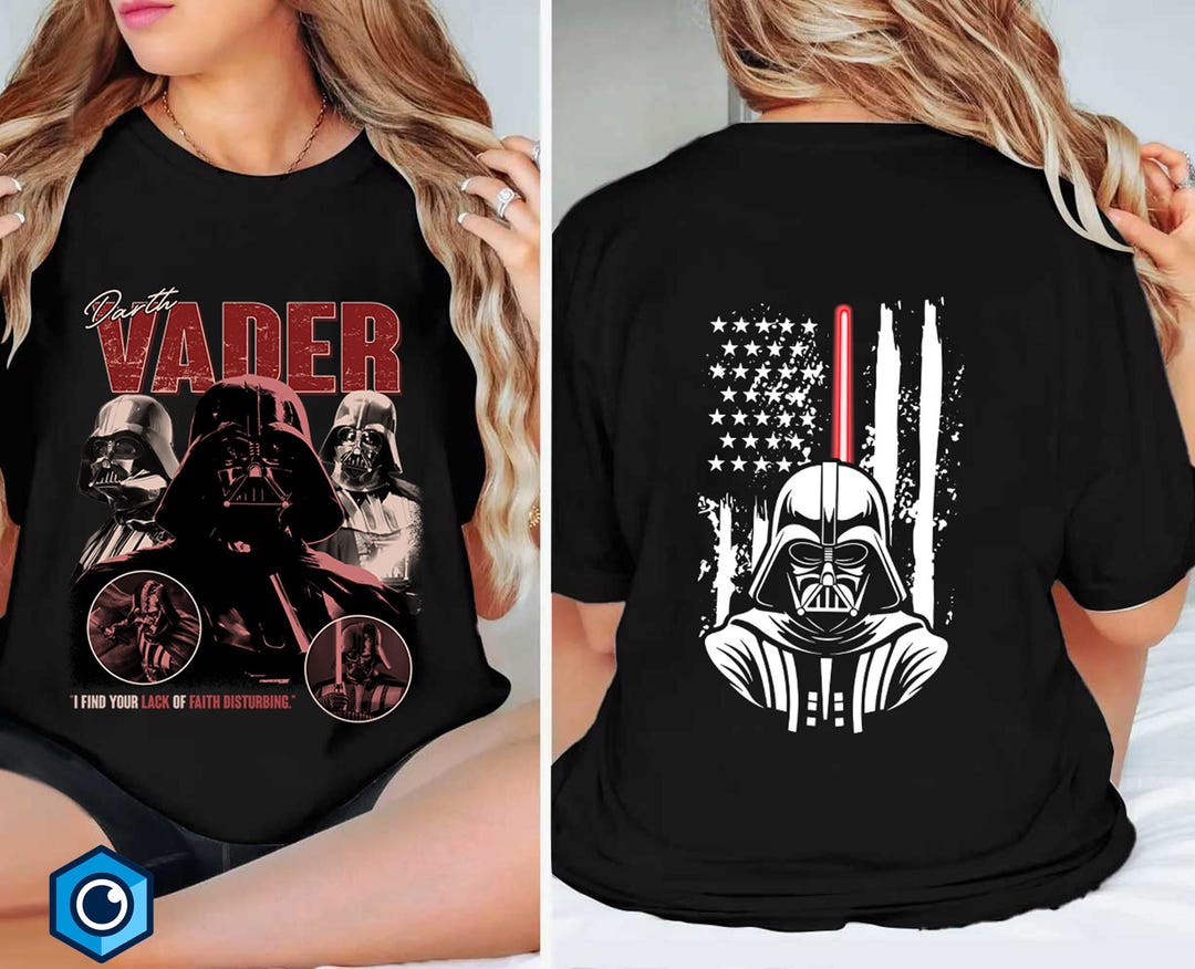 Starwars Darth Vader American Flag Shirt, Darth Vader Shirt, Starwars ...