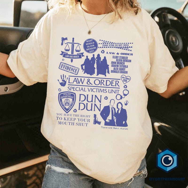 Law and Order Svu Shirt - Etsy