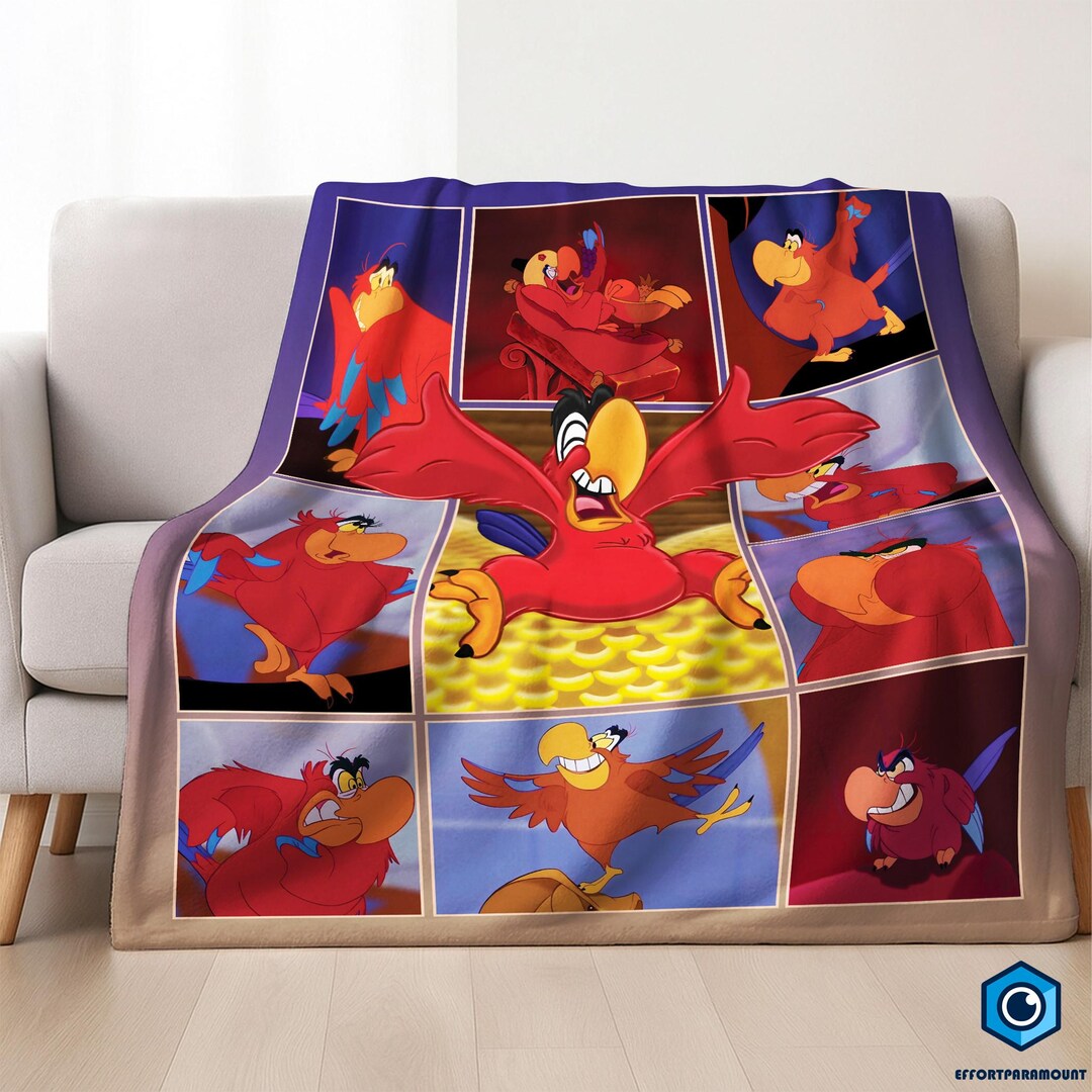 Aladdin Lago Blanket, Aladdin Magic Blanket Genie Princess Jasmine ...