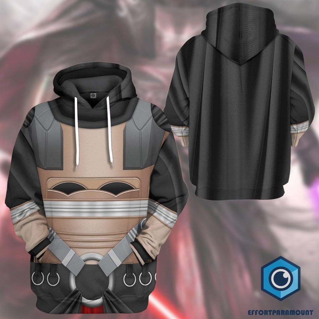 All Over Print Starwars Darth Revan Cosplay Hoodie, Halloween Costume ...