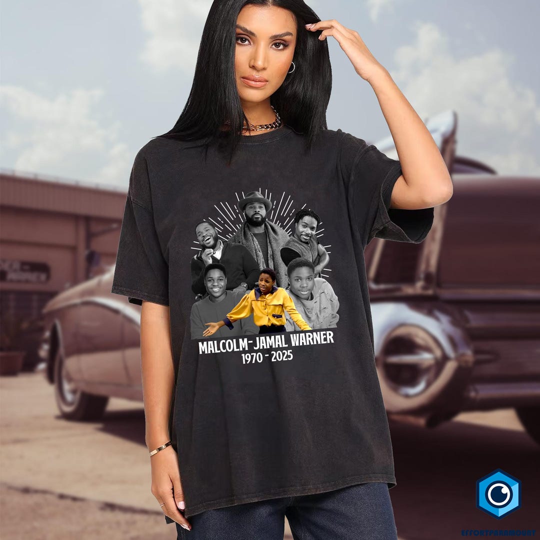 Malcolm Jamal Warner Tribute T-shirt, Malcolm Jamal Warner Gift, Theo ...