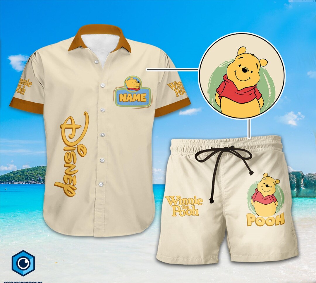 Custom Winnie the Pooh Hawaiian Shirt | Pooh and Friends Summer ...