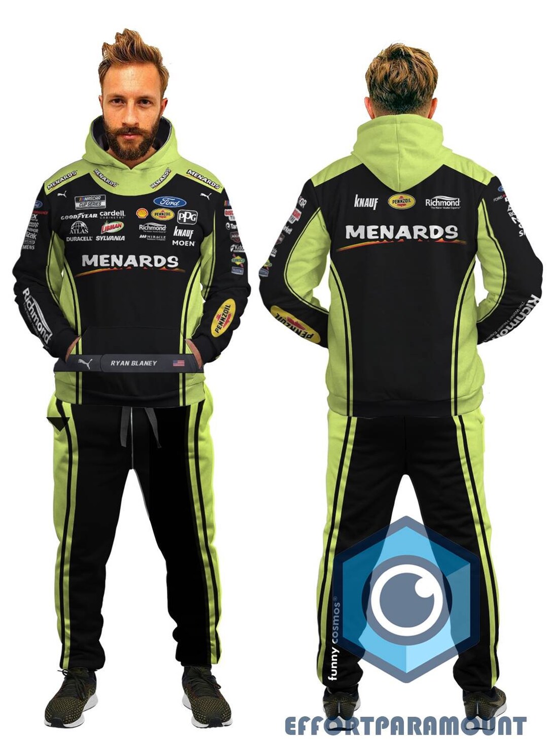 Ryan Blaney Nascar 2022 Shirt Hoodie Racing Uniform Clothes Sweatshirt ...