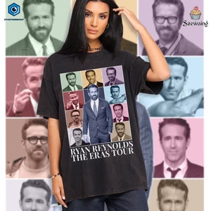 Vintage Ryan Reynolds Eras Tour Style Shirt, Ryan Reynolds Tshirt, Ryan ...