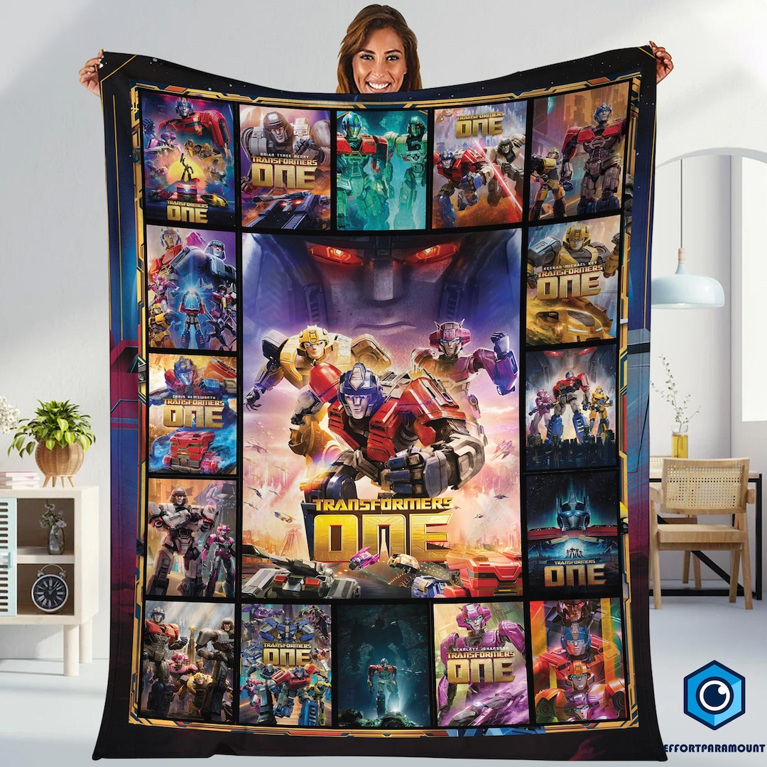 Transformers Blanket, Transformer Autobots Blanket, Optimus Prime ...