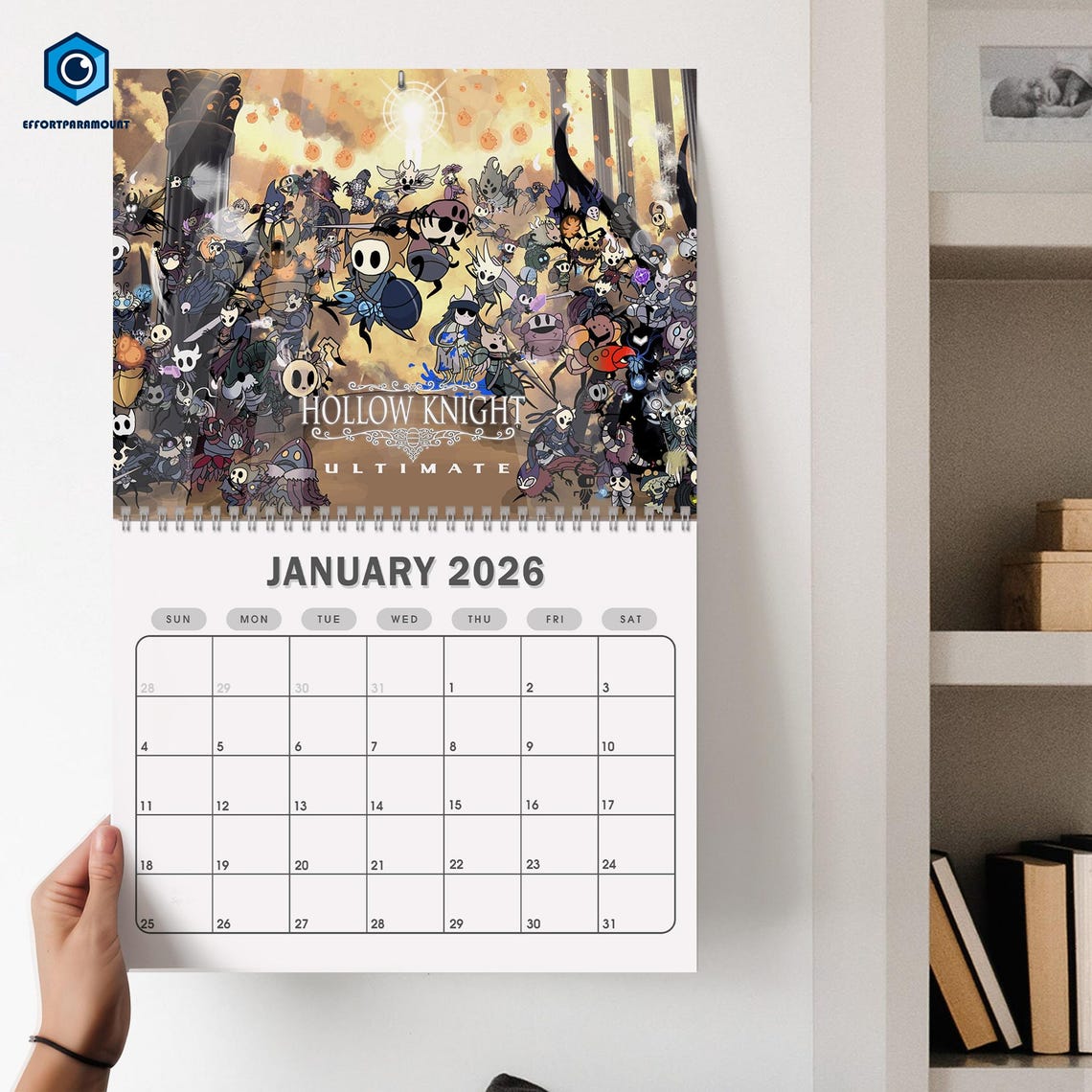 Hollow Knight Wall Calendar 2026, Hollow Knight Poster, Gaming Wall ...