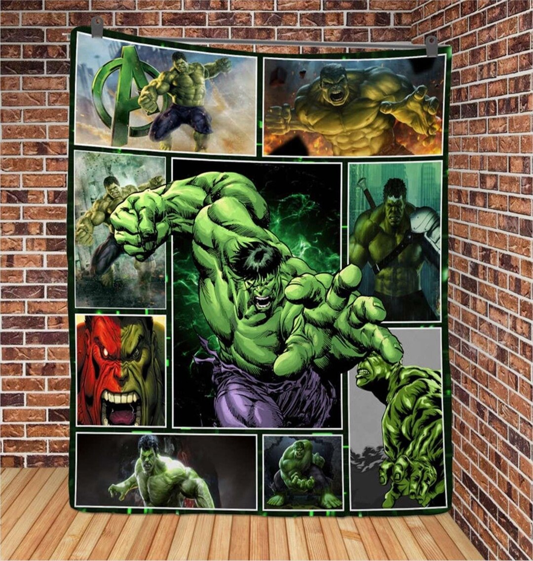 Hulk Kids Blanket, Kids Superhero Blanket, Superhero Blanket, Hulk ...