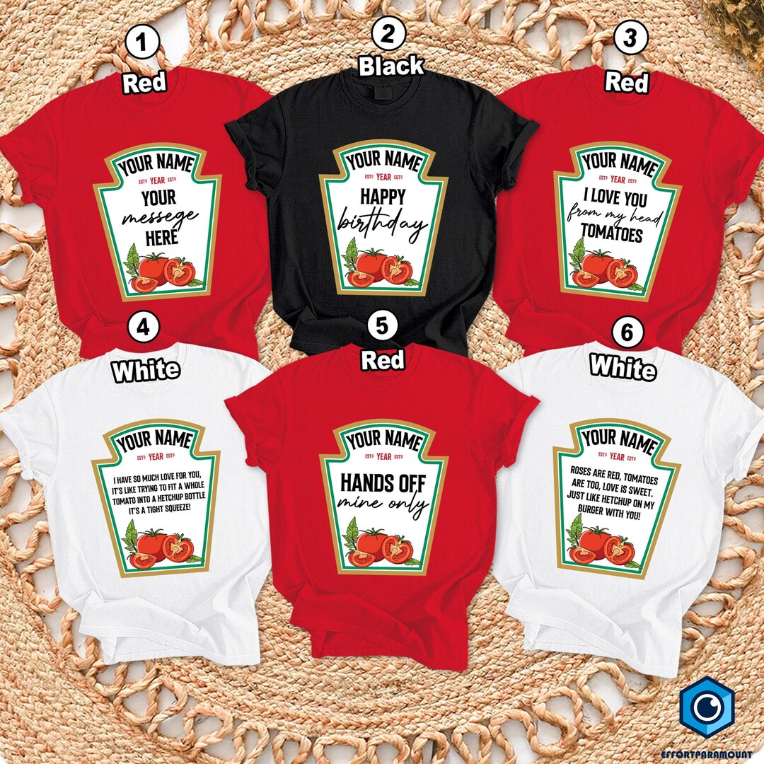 Custom Condiments Halloween Costume Shirts, Matching Halloween Costume ...