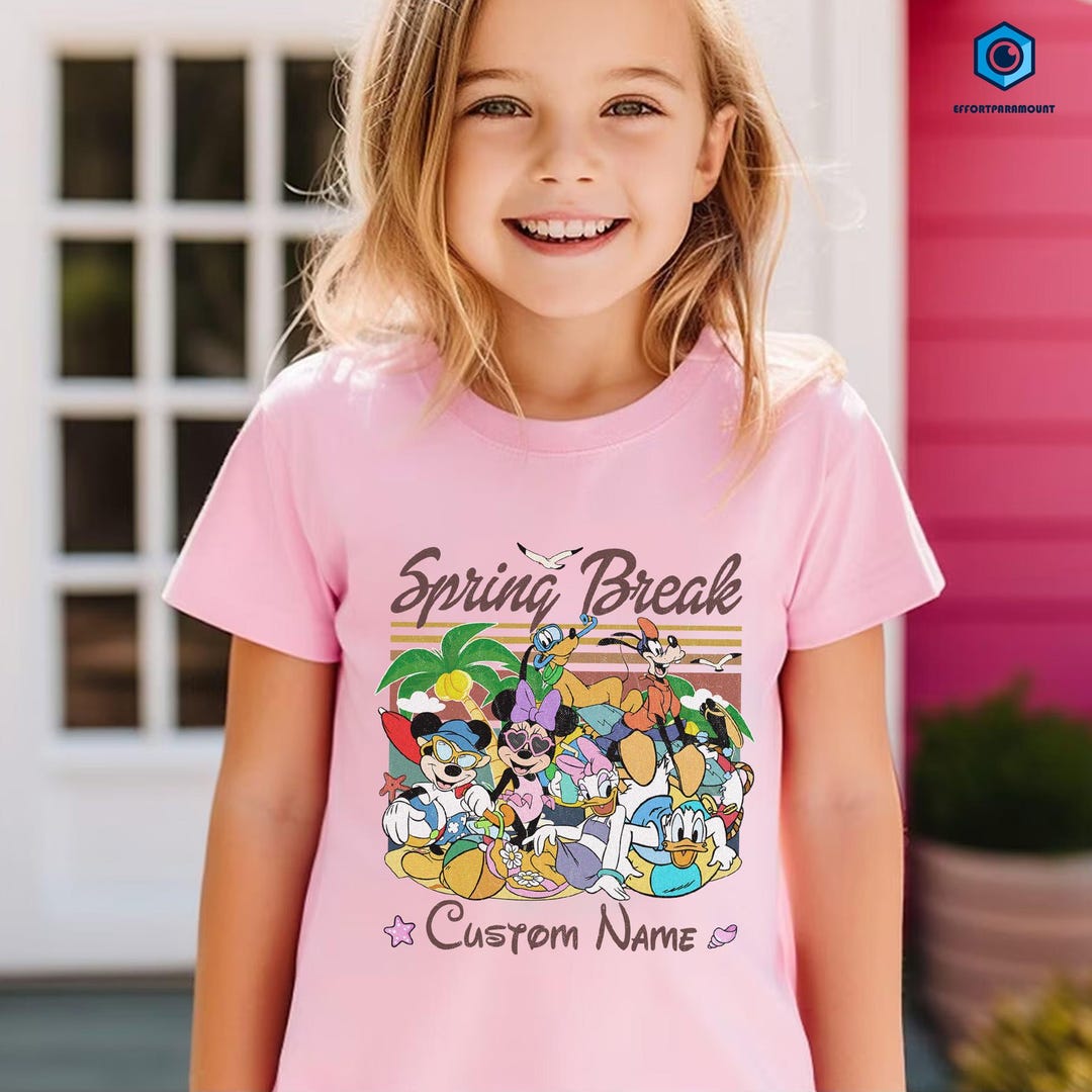 Custom Spring Break Shirts, Mickey and Friends Shirt, Family Vacation ...
