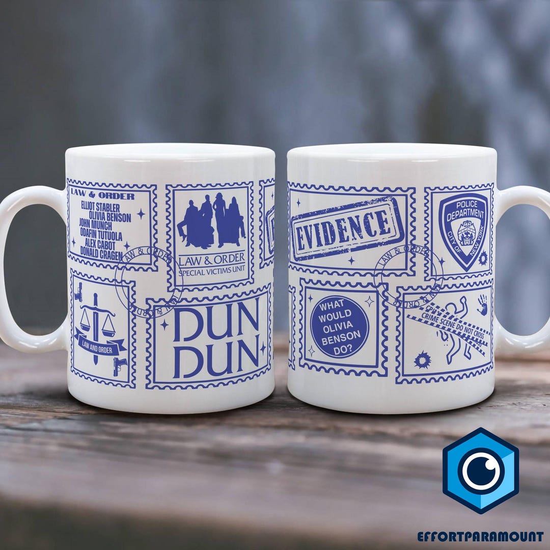 Law and Order SVU Coffee Mug Elliot Stabler and Olivia Benson Coffee ...