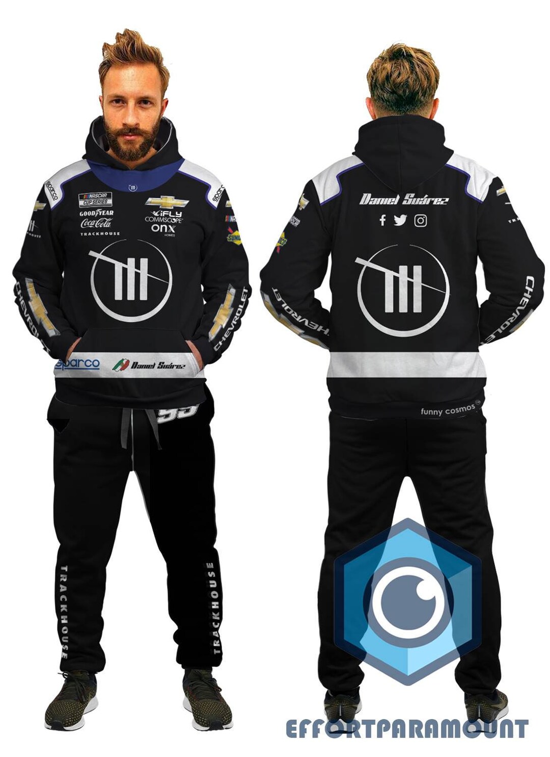 Daniel Suarez Nascar 2022 Shirt Hoodie Racing Uniform Clothes ...