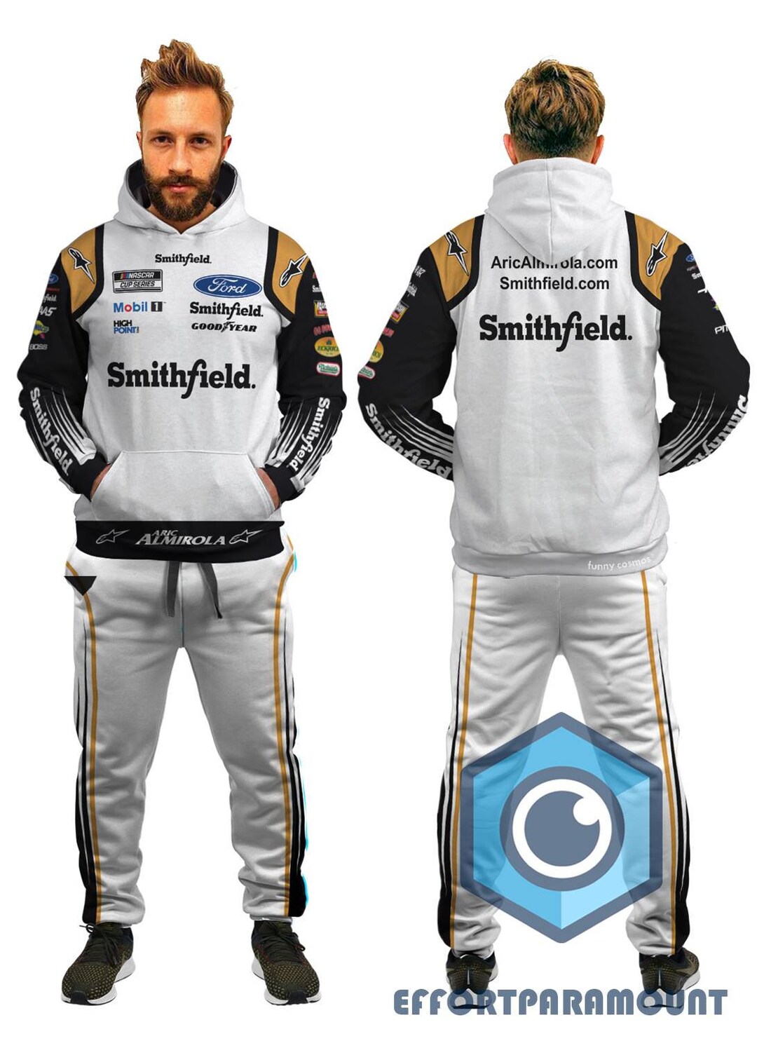 Aric Almirola Nascar 2022 Shirt Hoodie Racing Uniform Clothes ...