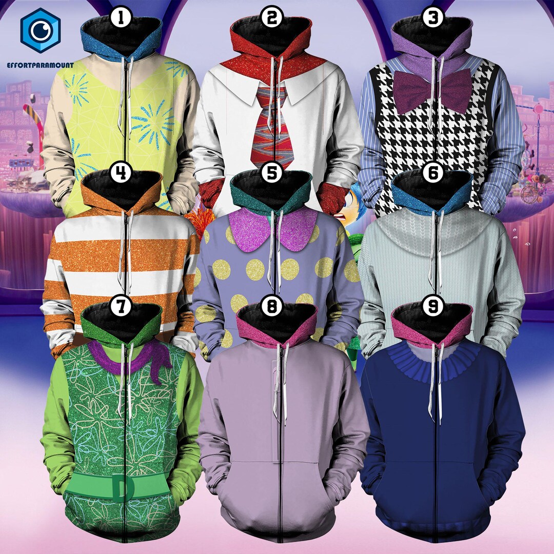 Inside Out 2 Matching Sweatshirt Hoodie, Inside Out Costume Shirt ...