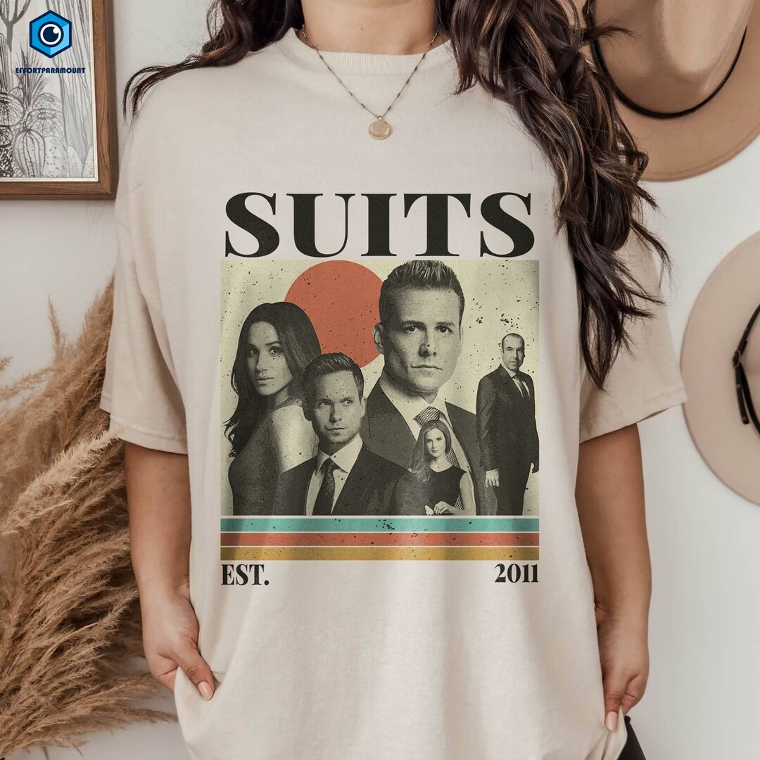 Retro Suits TV Show T-shirt, Suits Movie Shirt, Suits Merch, Harvey ...