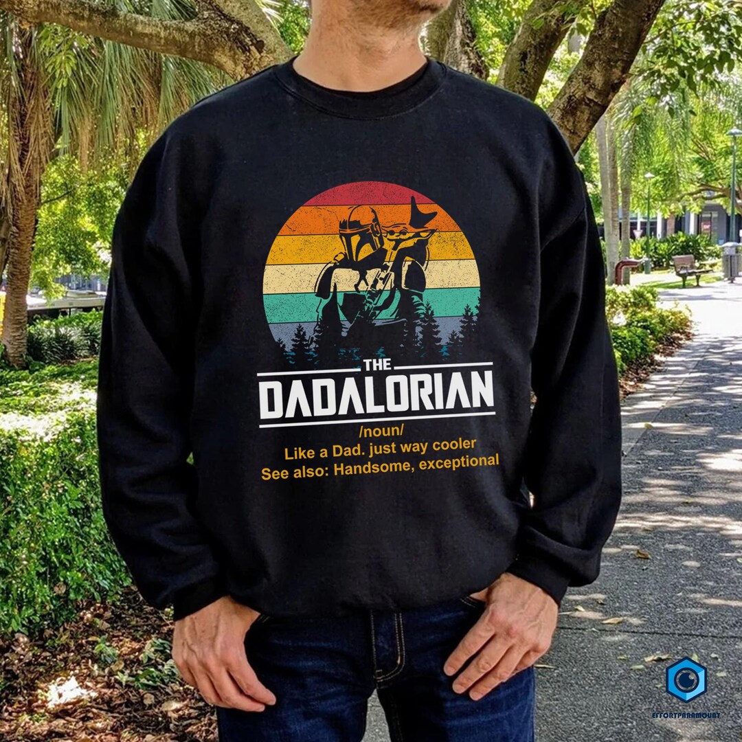 The Dadalorian Shirt, This is the Way Personalized Shirt for Dad, Funny ...