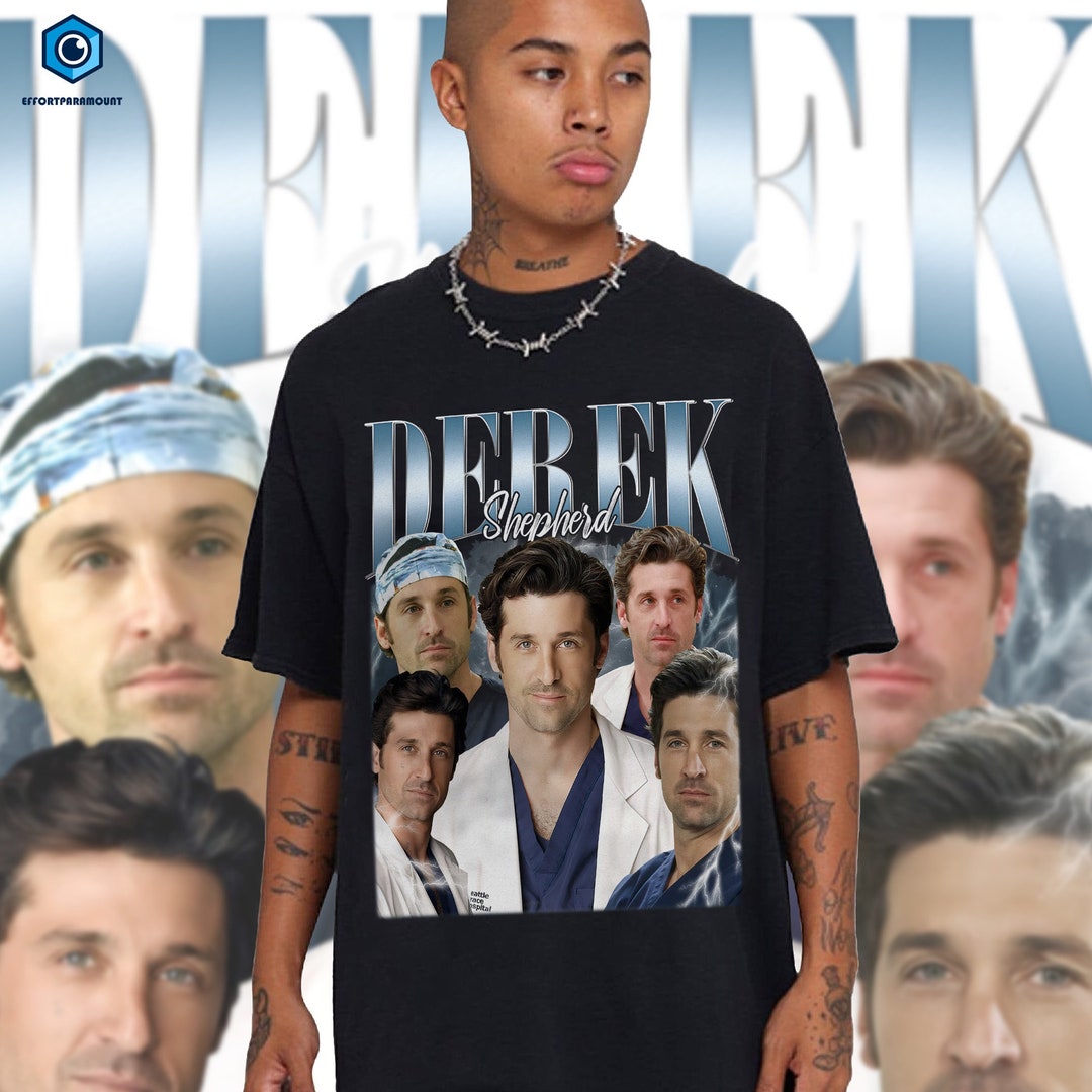 Derek Shepherd Homage Tee, Derek Shepherd Bootleg Shirt, Vintage Derek ...