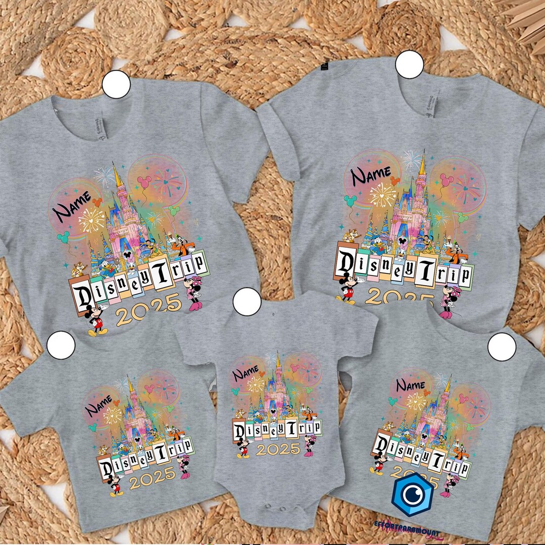 Personalized Disneytrip 2025 Shirt | Mickey and Friends Shirt ...