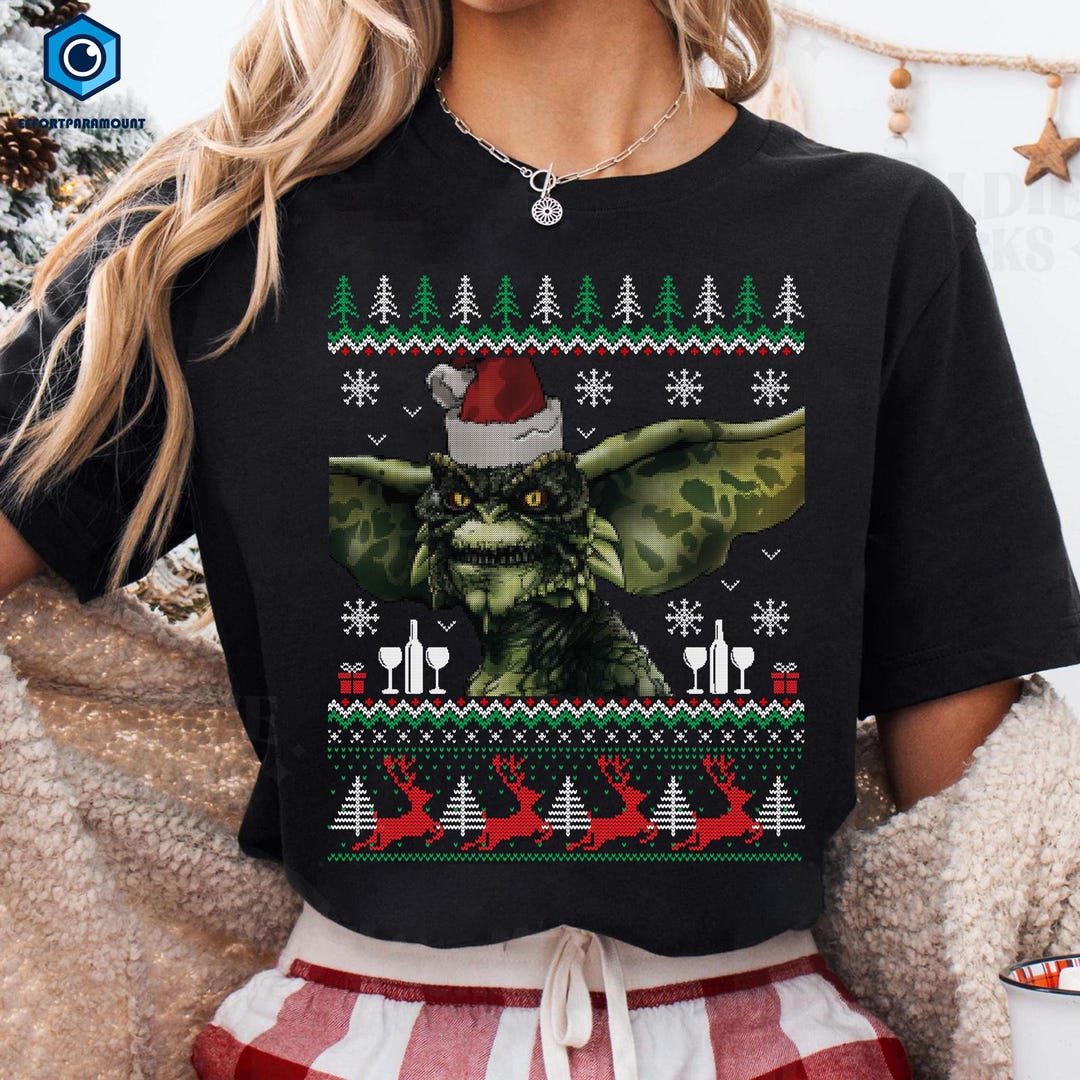 Gremlins Face Mask Ugly Christmas Sweatshirt, Christmas Gift, Gremlins ...