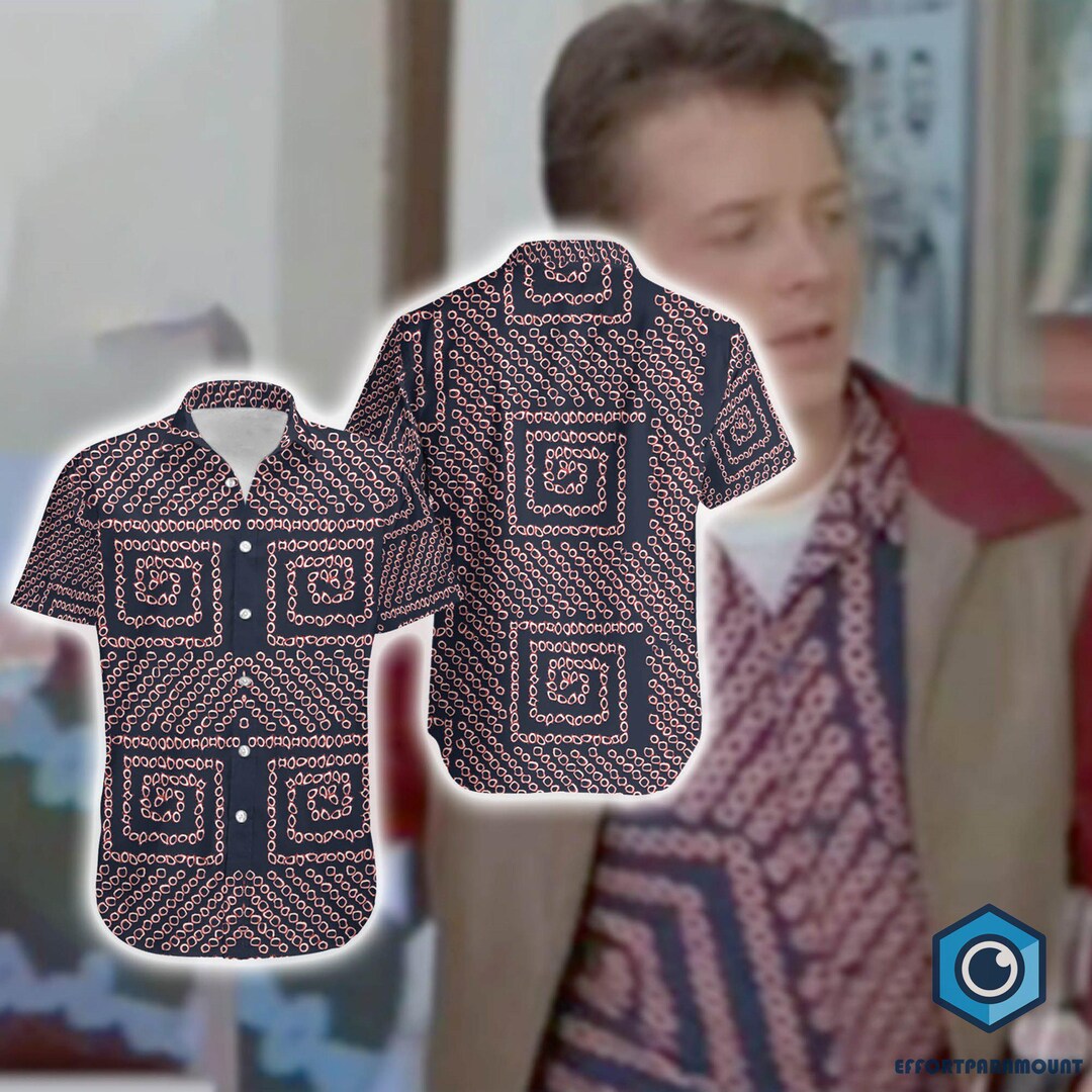 Marty Mcfly Hawaiian Shirt, Marty Mcfly Summer Hawaiian Shirt, Back to ...