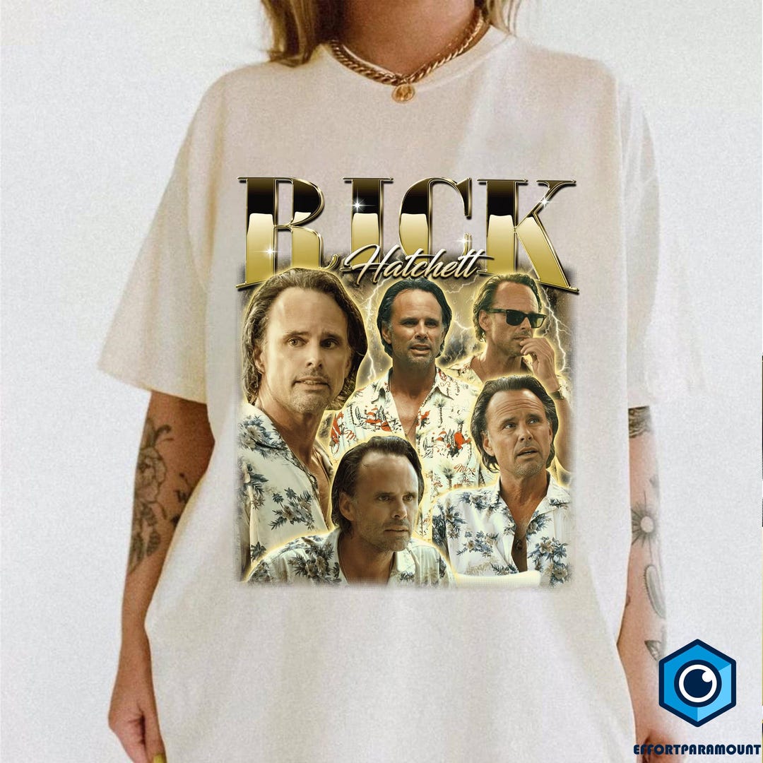 Rick Hatchett 90s Vintage Style Tee, the White Lotus Rick Hatchett ...