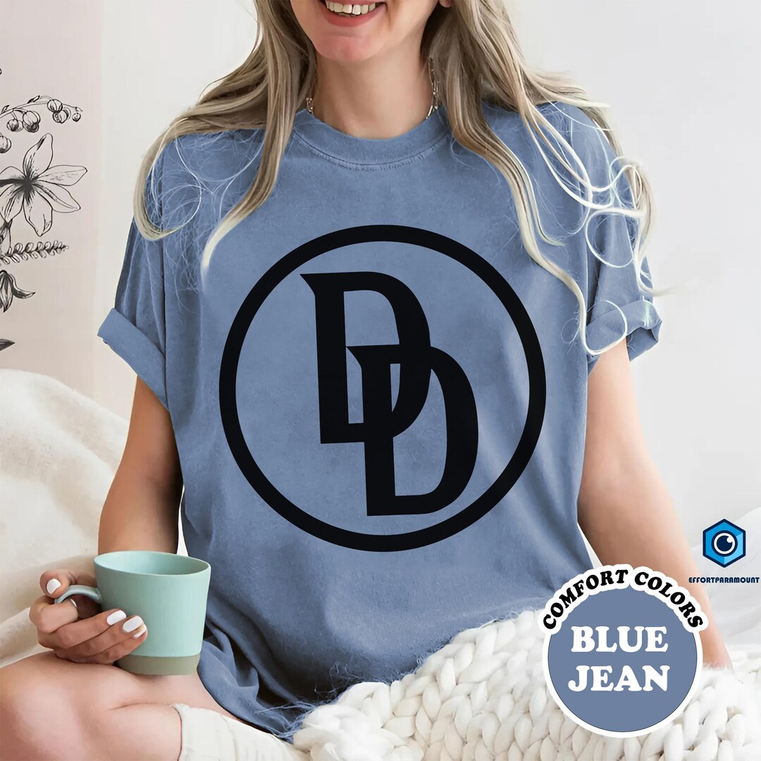 Daredevil Born Again Dd Black Chest Logo Shirt, Matt Murdock Mcu Fan ...