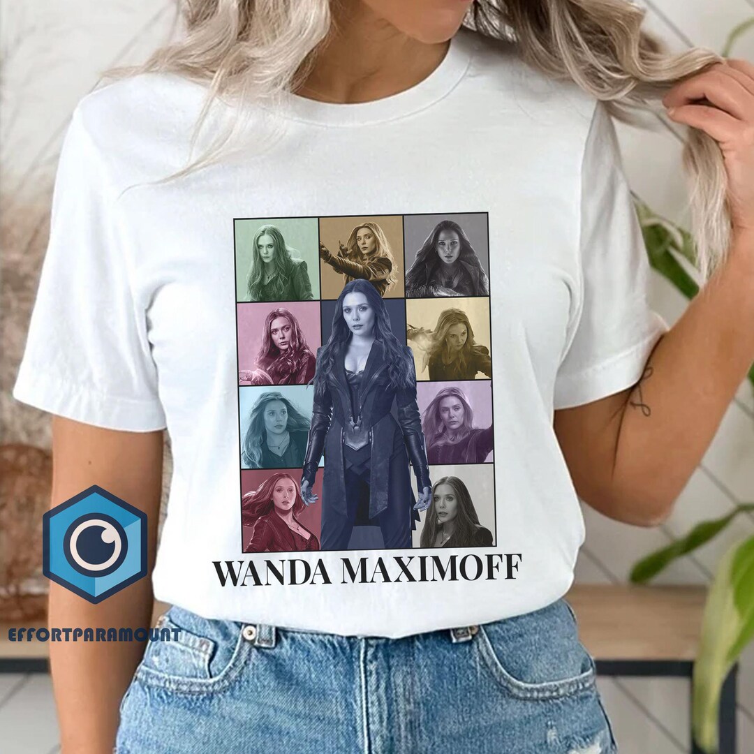 Wanda Maximoff Eras Tour Style Shirt | Scarlet Witch Shirt | Wanda ...