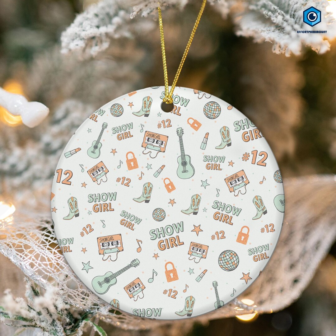 Country Music Christmas Ornament, New Album Ornament, in My Era ...