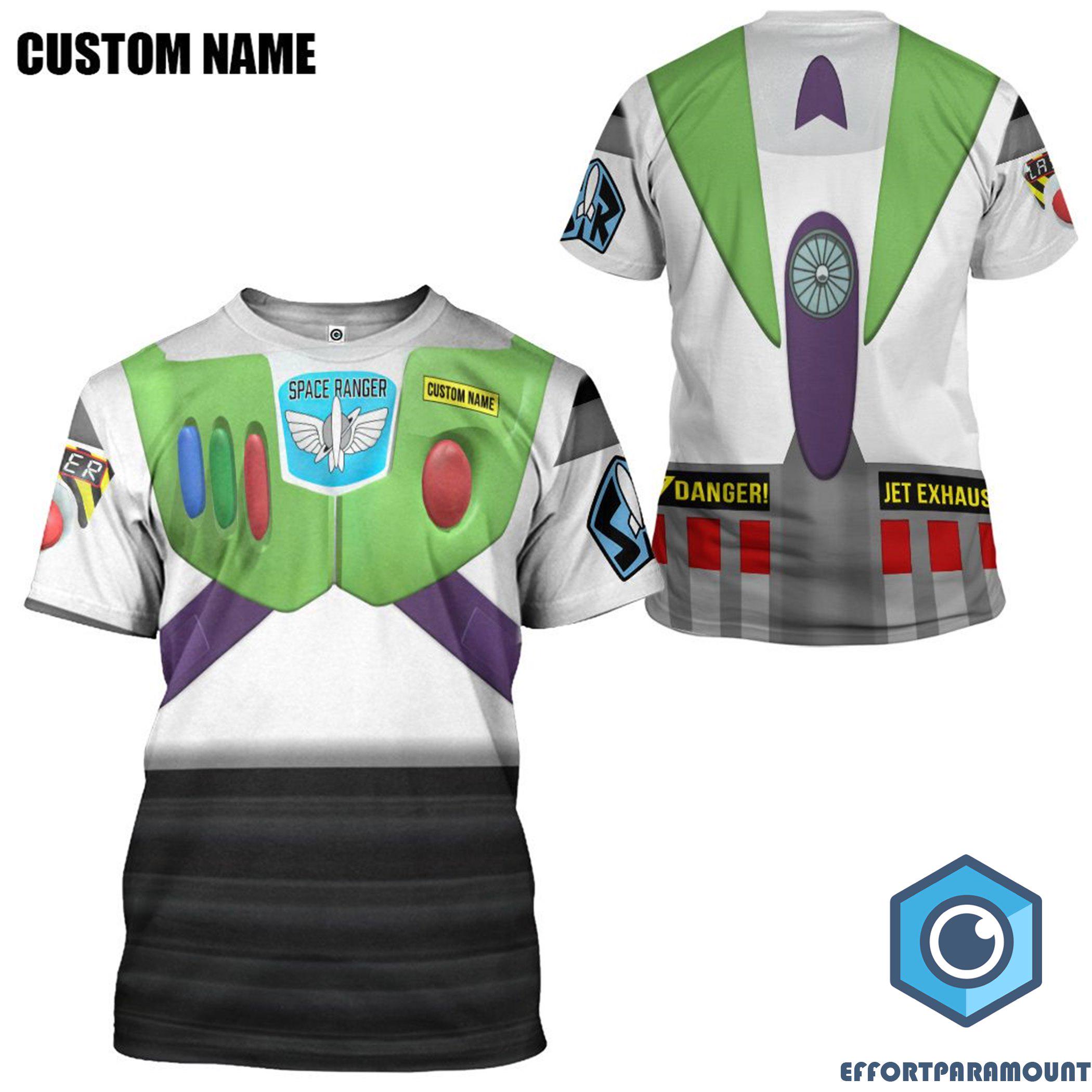 Personalized Toy Story Buzz Lightyear Full Over Print Hoodie, Space ...
